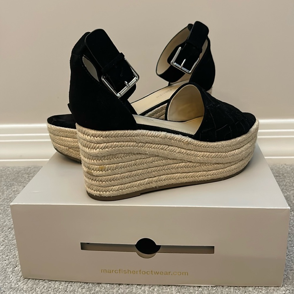 Marc Fisher Varin Espadrille Wedges - Gem